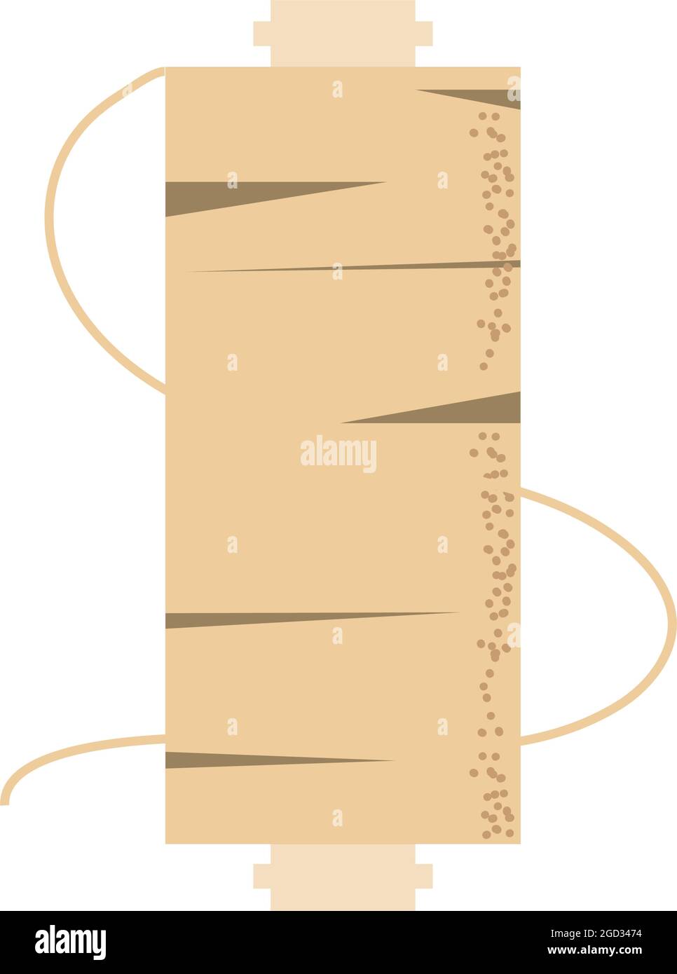 Tube of silk Stock Vector Images - Alamy