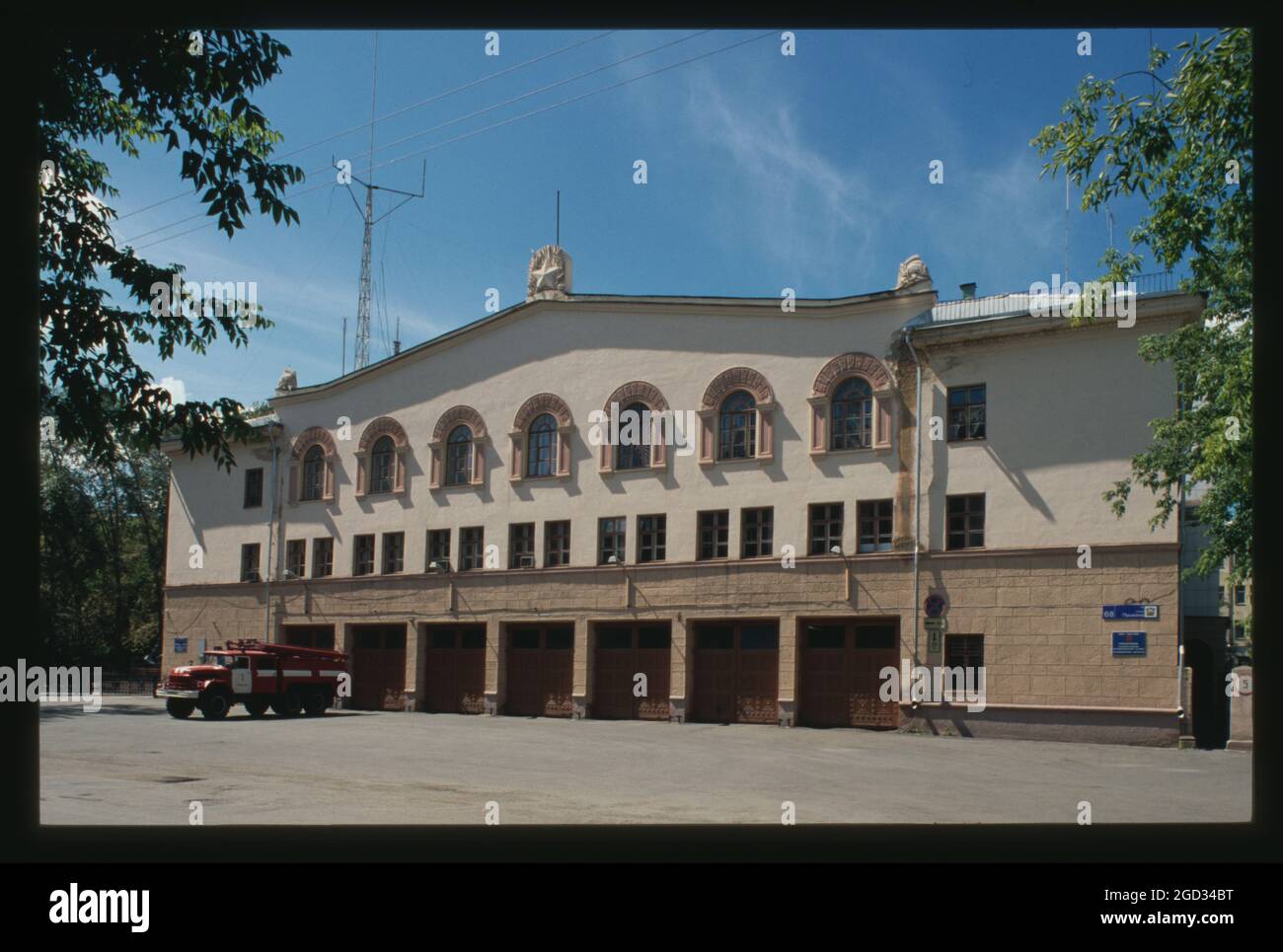 Fire Station (Pushkin Street #68), (1930s), Cheliabinsk, Russia; 2003 ...