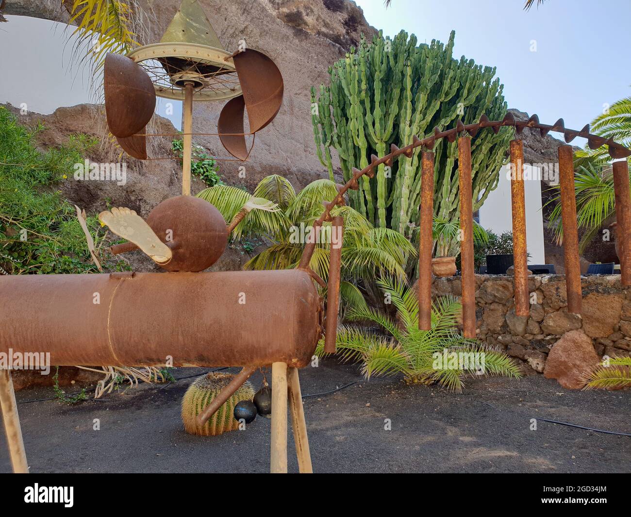 LagOmar in Nazaret - Lanzarote Stock Photo - Alamy