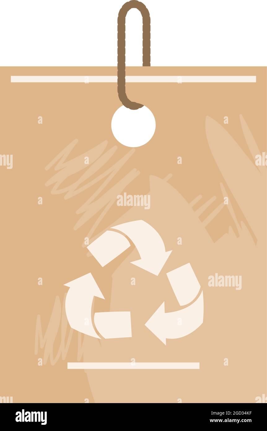 recycling paper tag Stock Vector Image & Art - Alamy