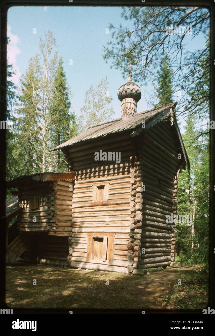 Trinity Chapel from Valtevo village (Pinega Region) (18th century ...