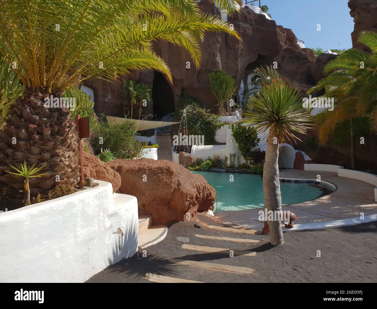LagOmar in Nazaret - Lanzarote Stock Photo - Alamy