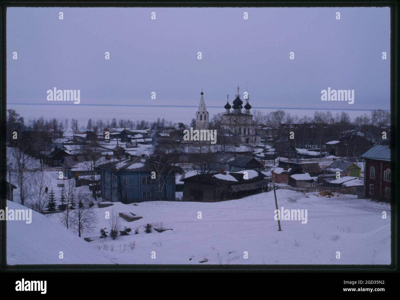 Winter panorama, with Church of the Merciful Savior (1716-23), and ...