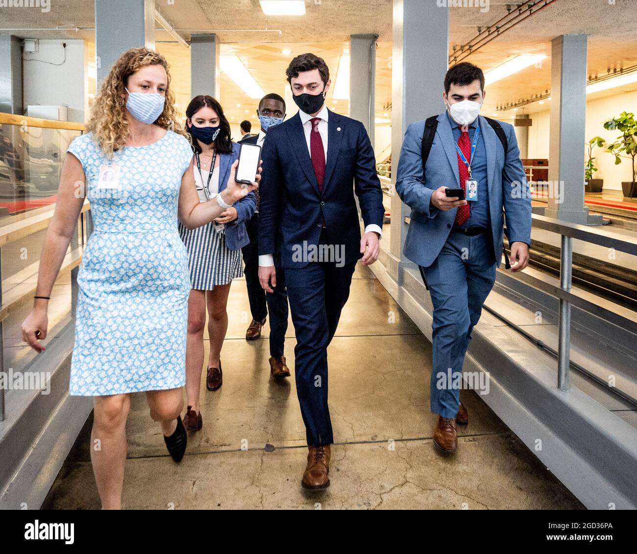 August 10, 2021 - Washington, DC, United States: U.S. Senator Jon ...