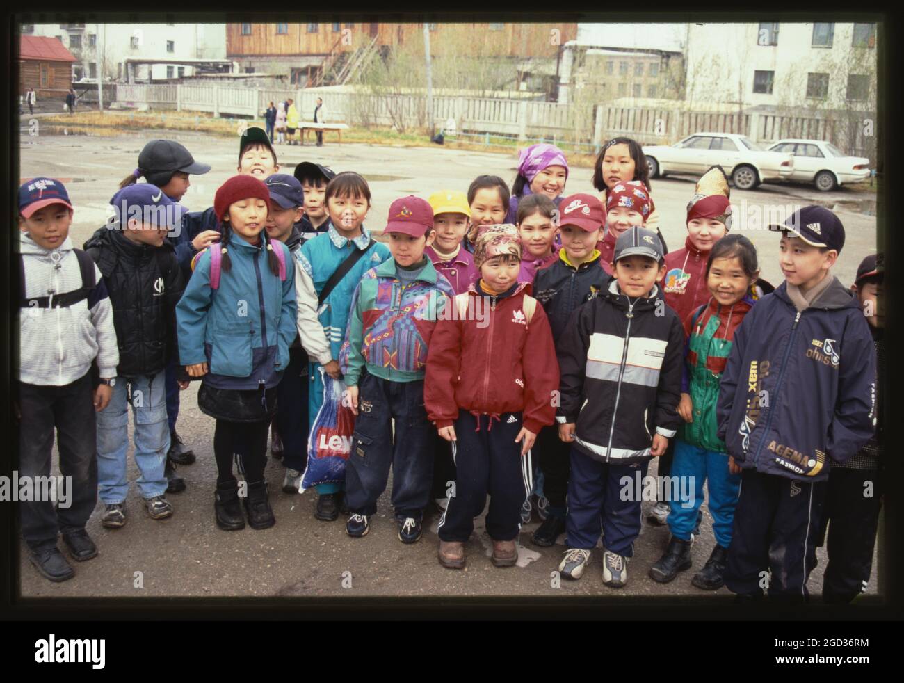 School children (Yakut and Russian), Yakutsk, Russia; 2002 Stock Photo ...