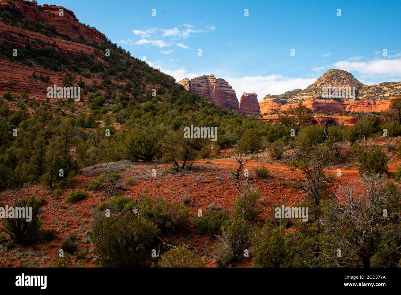 Orange and red rocks and sand in the desert hi-res stock photography ...