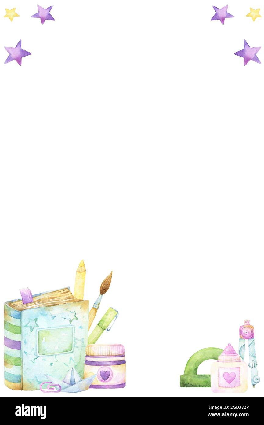 Pen And Pencil Border Clip Art