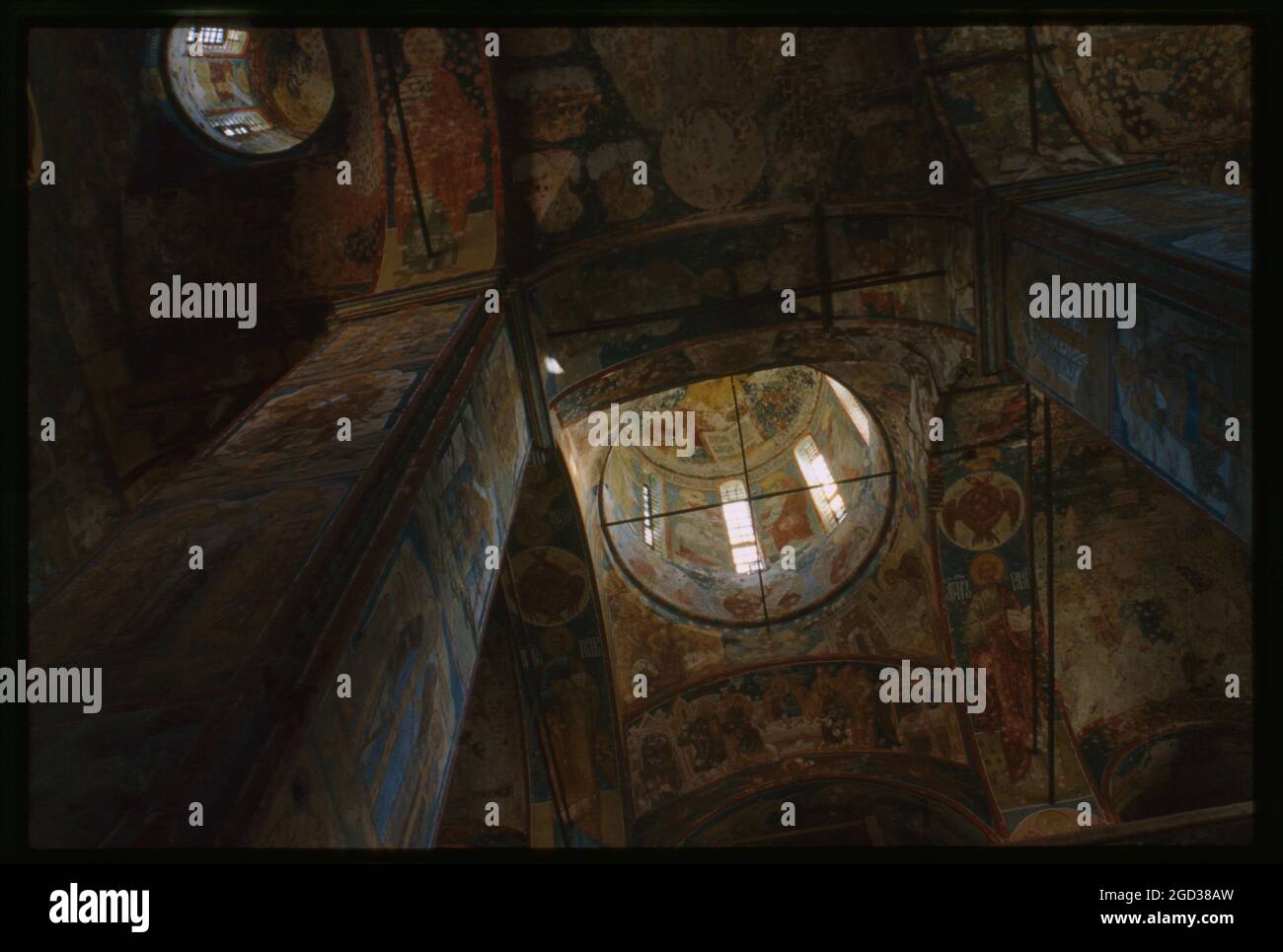 Church of Saint Nicholas Mokryi (1665-72), interior, ceiling vaults and ...