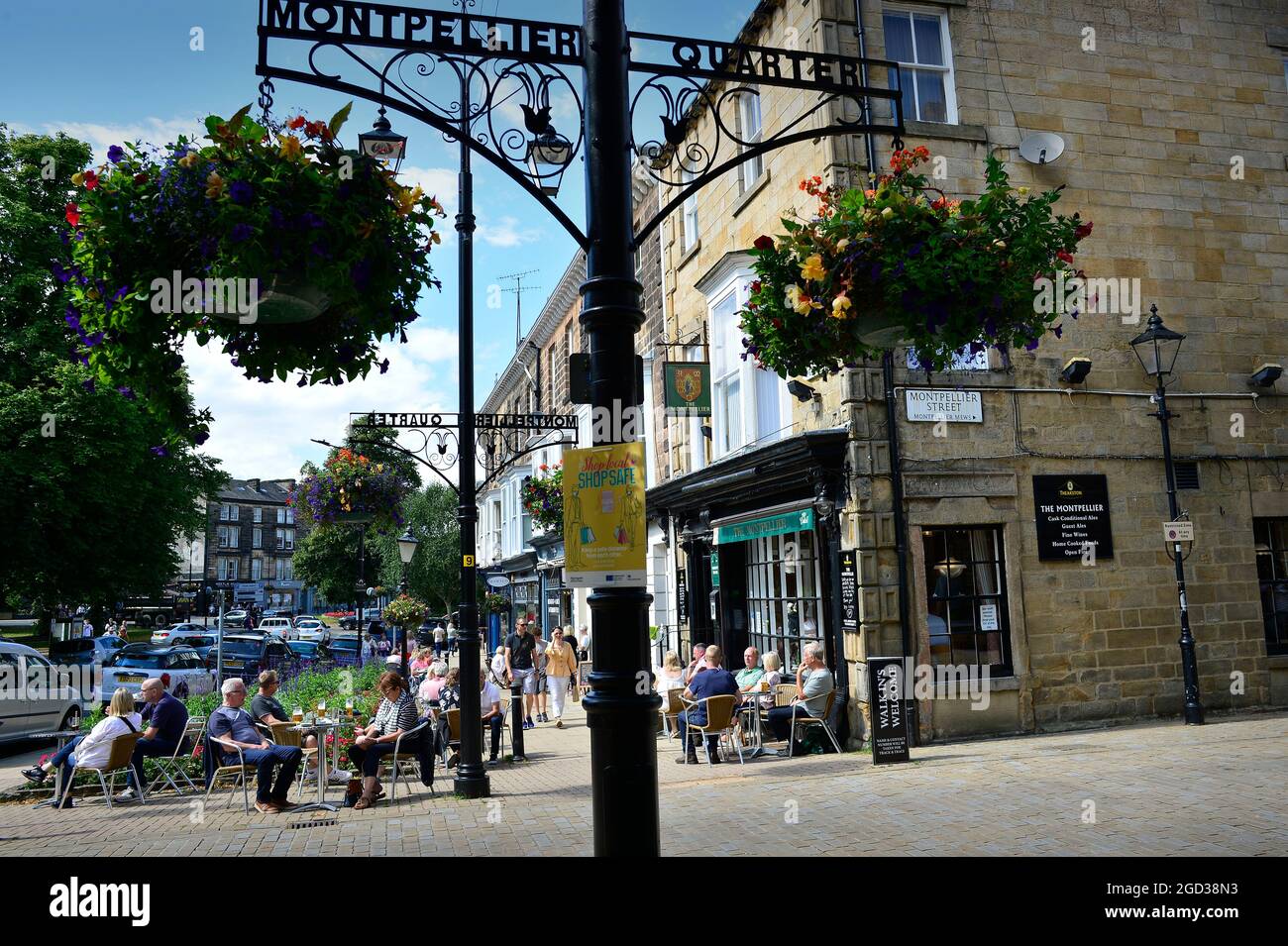 Montpellier Parade Harrogate North Yorkshire England UK Stock Photo - Alamy