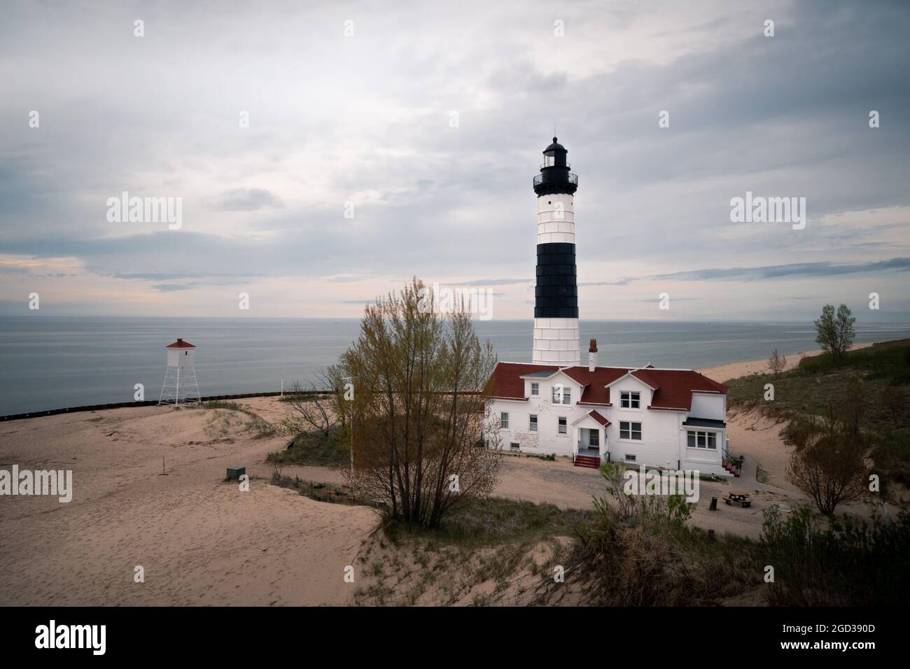 Big Sable Point Lighthouse in Ludington, MI Stock Photo - Alamy