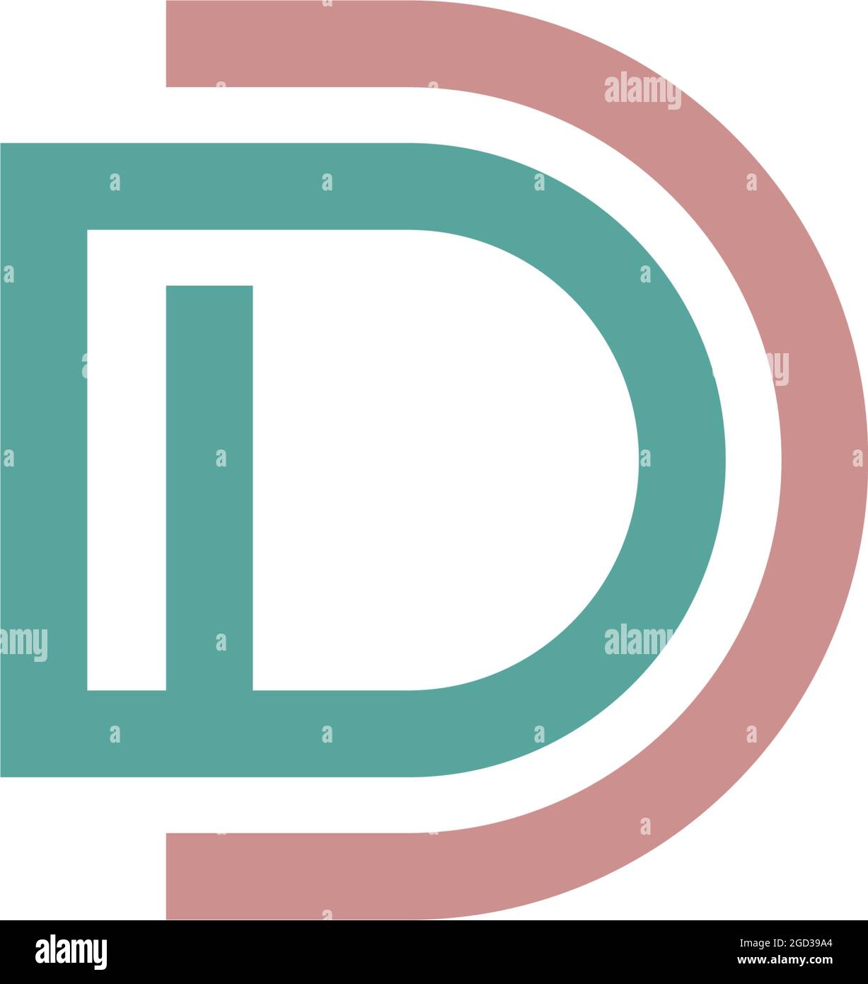 Letter D logo icon design concept illustrtation Stock Vector Image ...