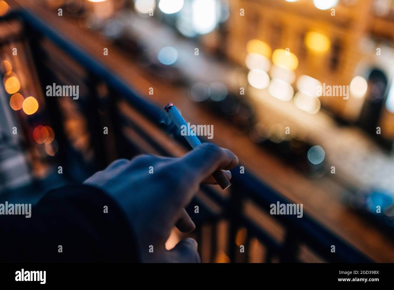 Balcony Cigarette High Resolution Stock Photography and Images - Alamy