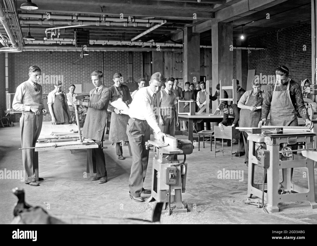 Archival high school shop class hi-res stock photography and images - Alamy