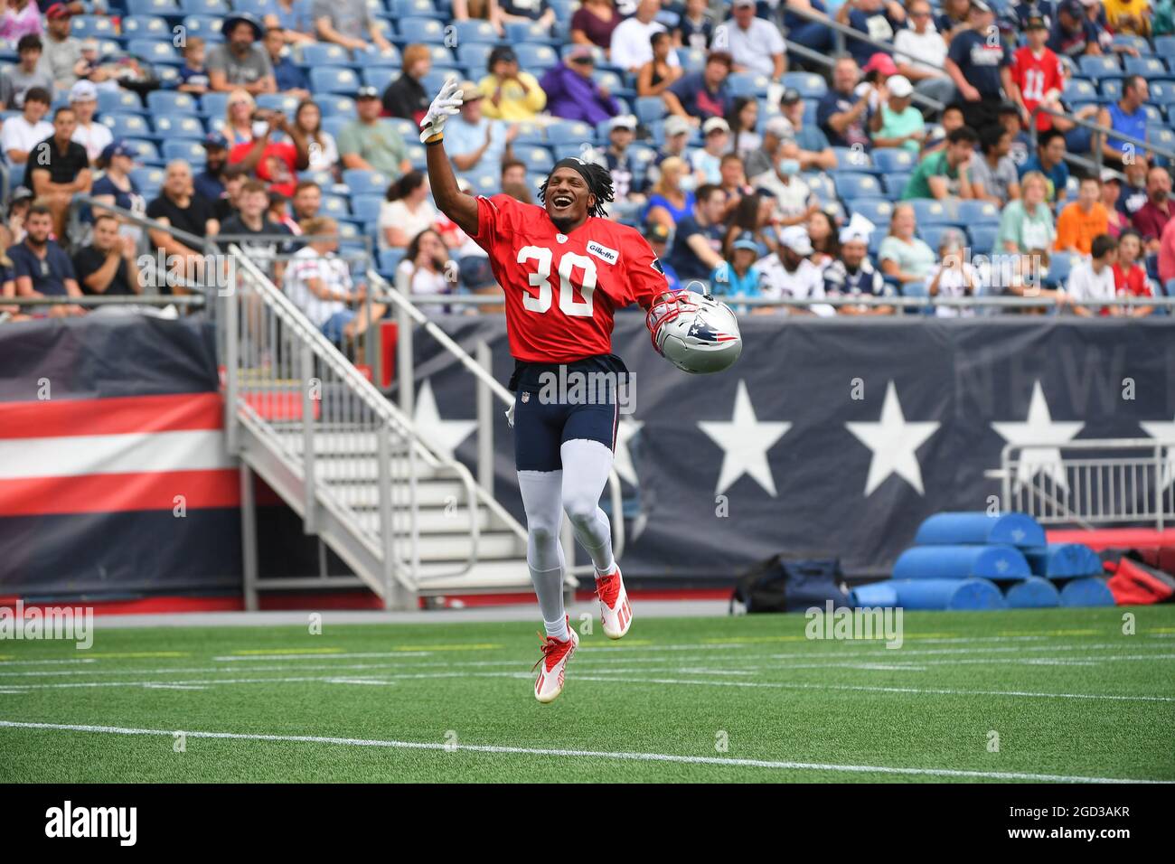 Tuesday, August 10, 2021: New England Patriots safety Adrian Colbert ...