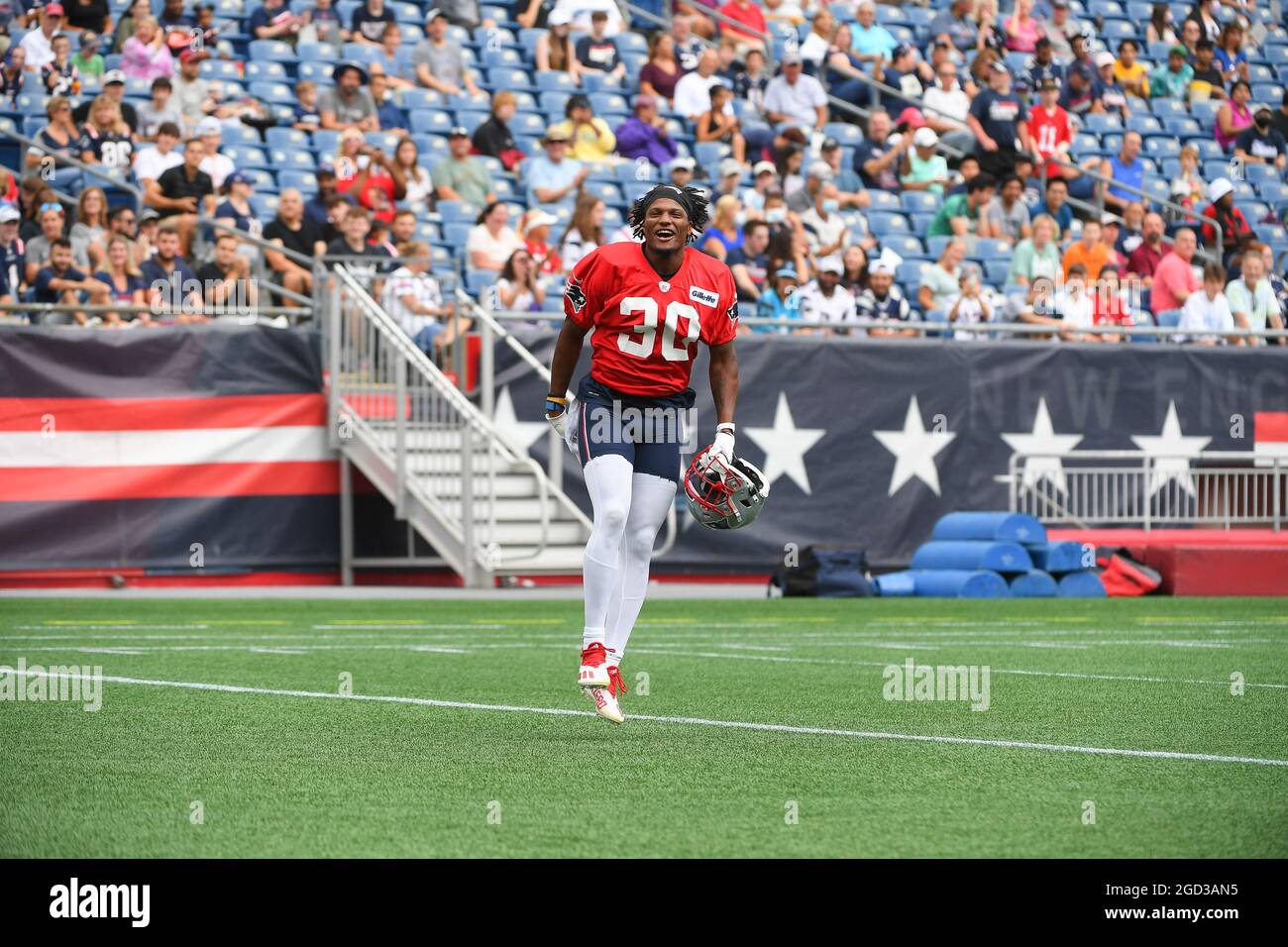 Tuesday, August 10, 2021: New England Patriots safety Adrian Colbert ...