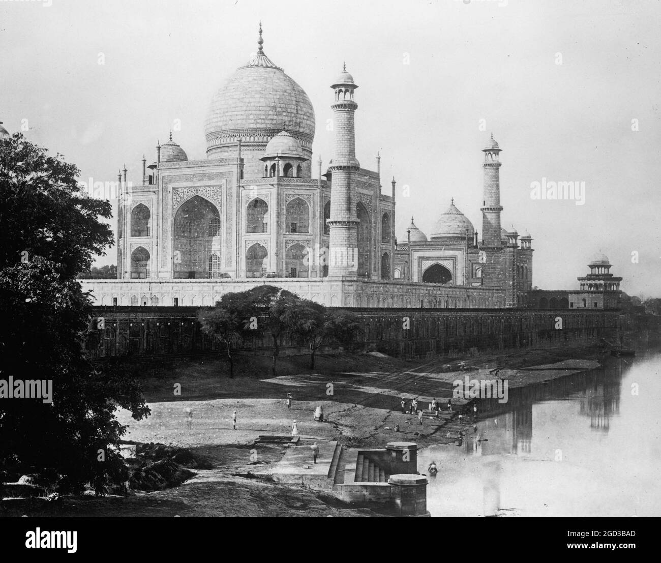 Vintage photo of taj mahal hi-res stock photography and images - Alamy