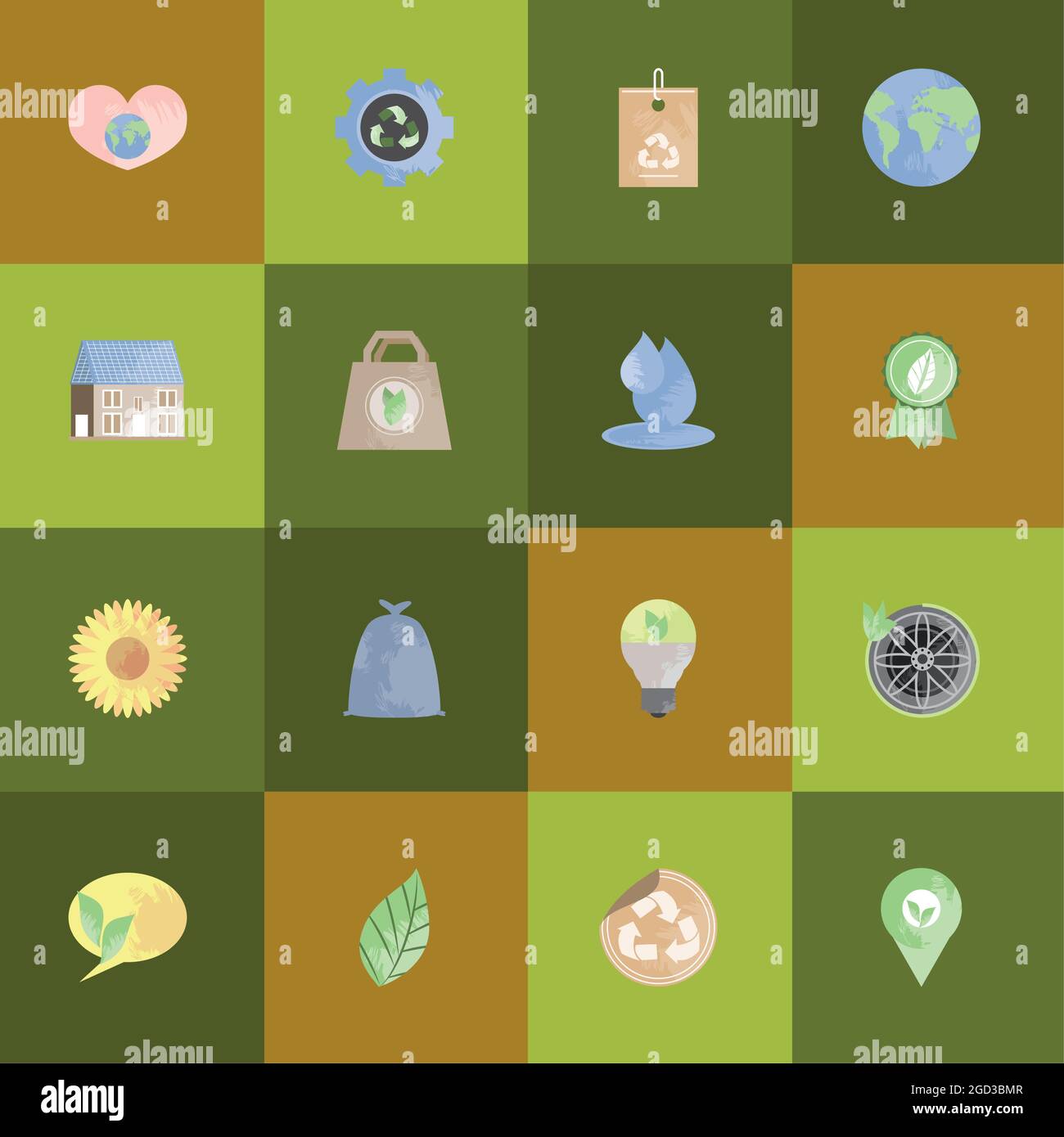 set of eco friendly related Stock Vector Image & Art - Alamy