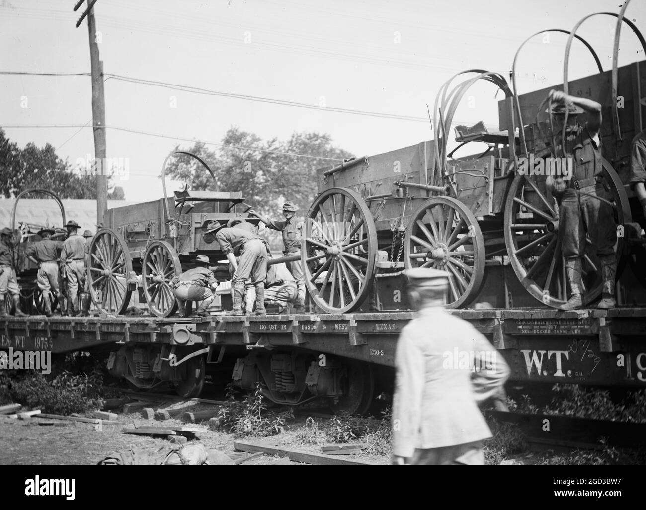 U.S. Army, transportation of equipment & troops ca. between 1909 and ...