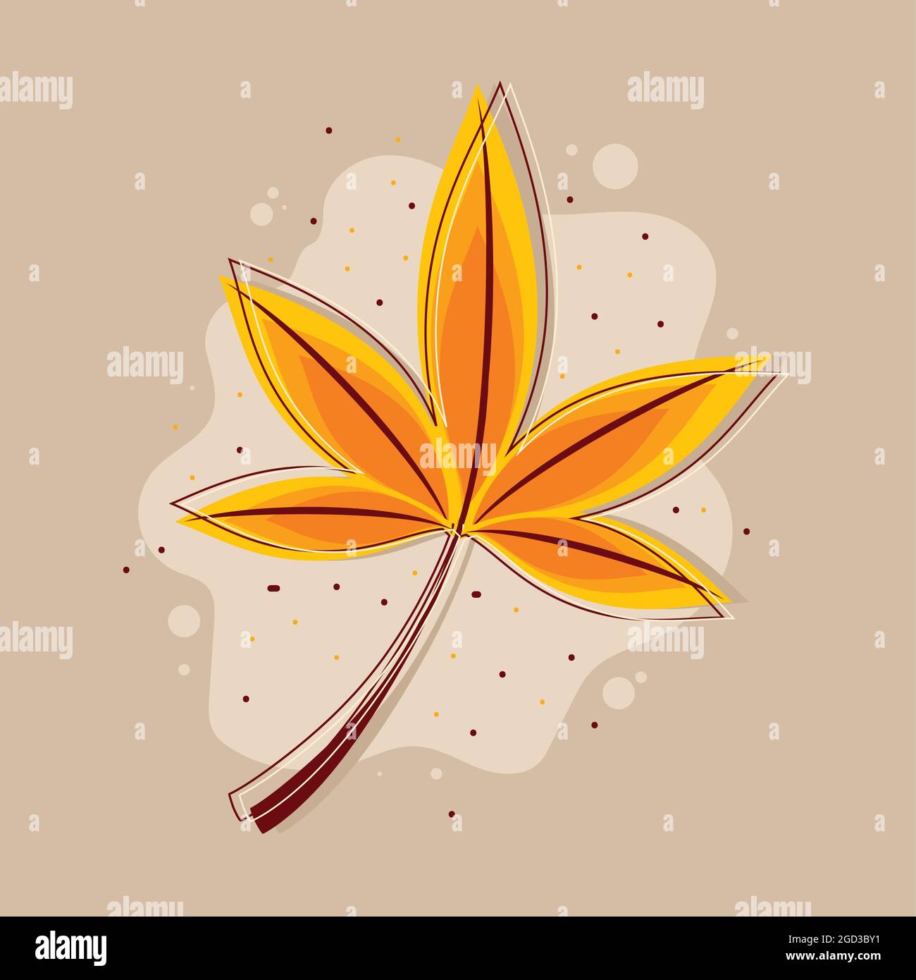 autumn leaf nature Stock Vector Image & Art - Alamy
