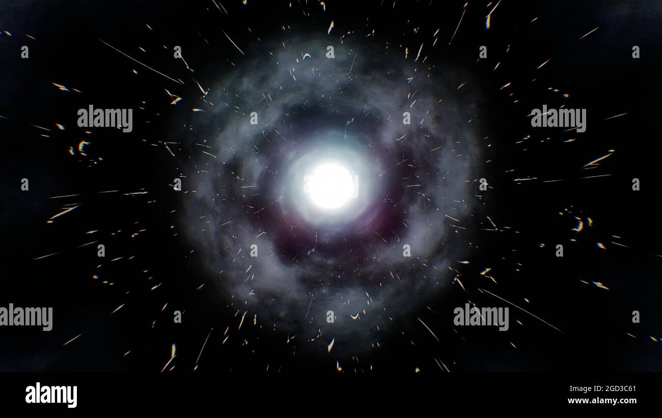 Abstract Electric Particles Space Energy Stock Photo - Alamy