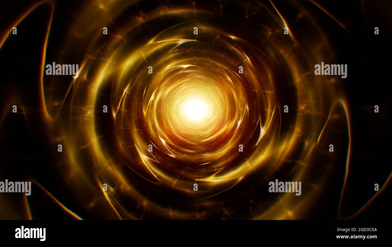 Abstract Glow Gold Energy Wave Background Stock Photo - Alamy