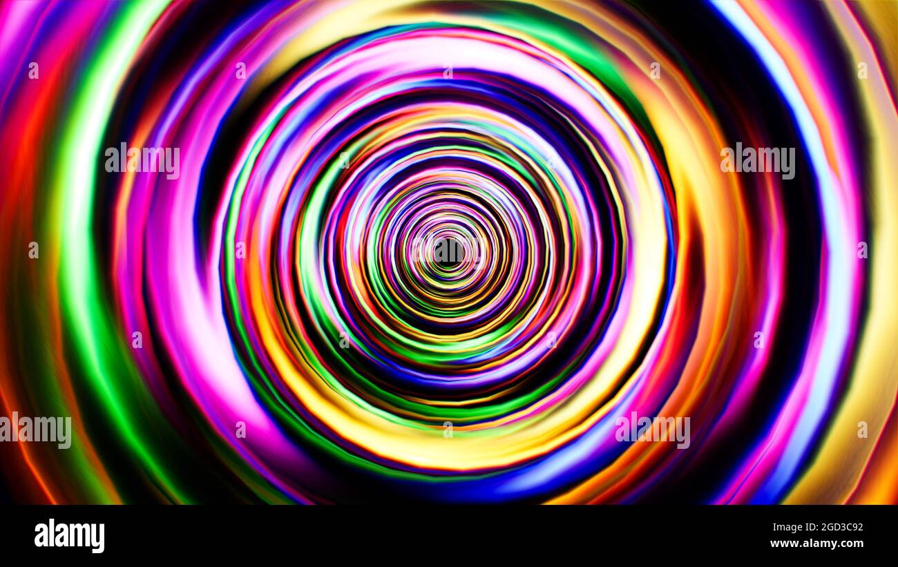 Abstract Rainbow Swirl Background Stock Photo - Alamy