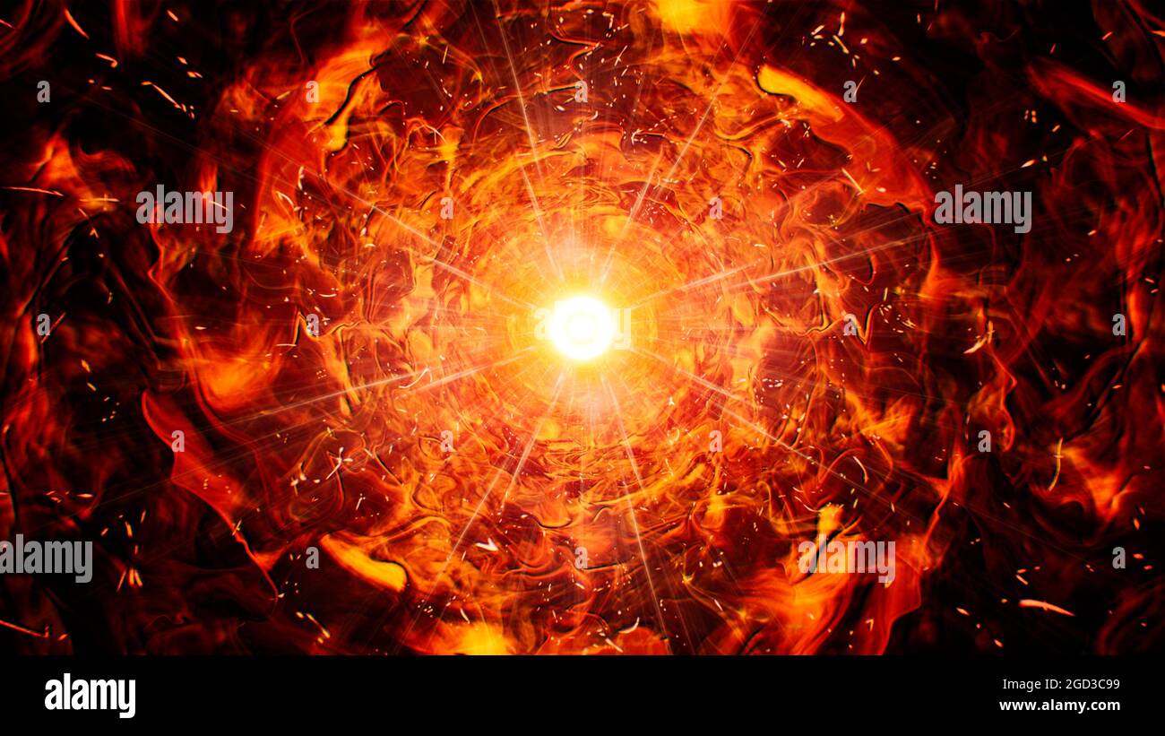 Abstract Shiny Energy Fire Background Stock Photo - Alamy