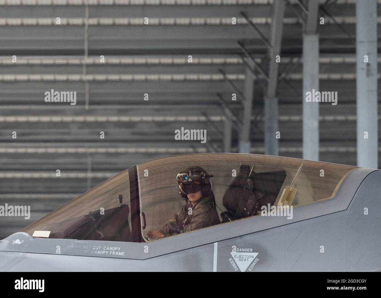 U.S. Air Force Maj. Kristin "BEO" Wolfe, F-35A Lightning II ...