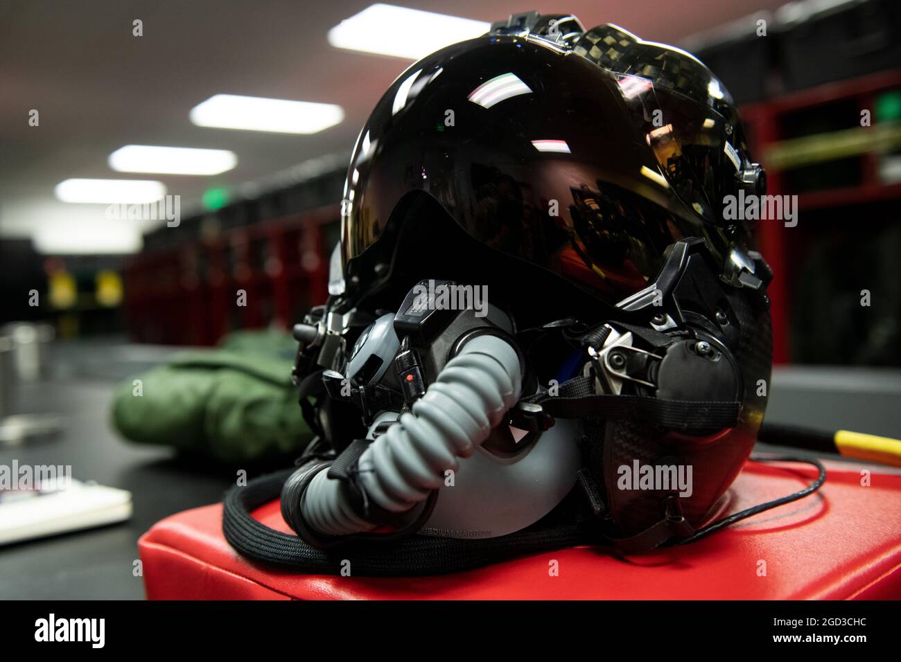 Designed to work with the F-35 Lightning II, the custom-fitted helmet ...