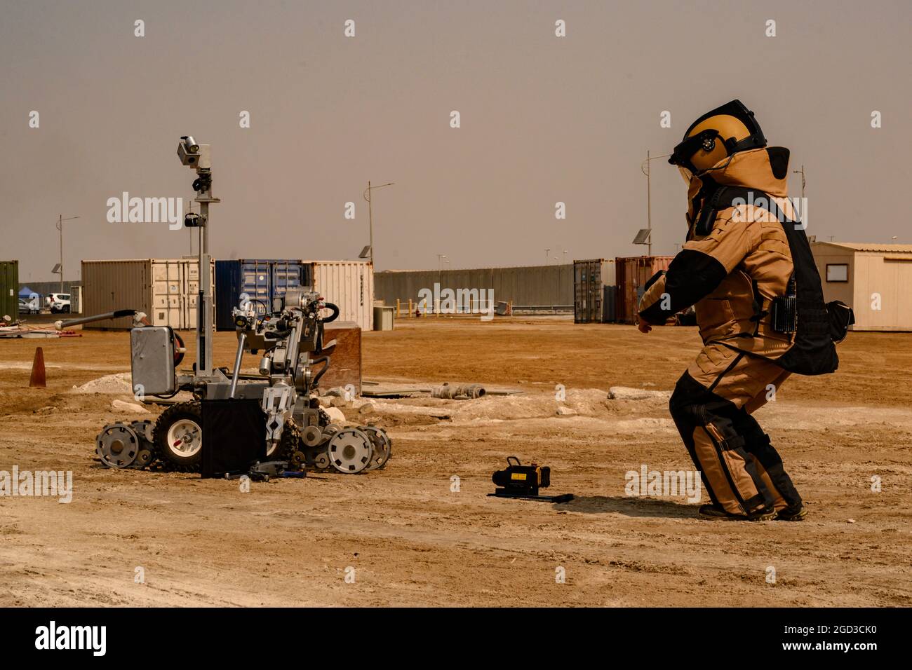 U.S. Air Force Tech. Sgt. Cameron Farrell, explosive ordnance team lead ...