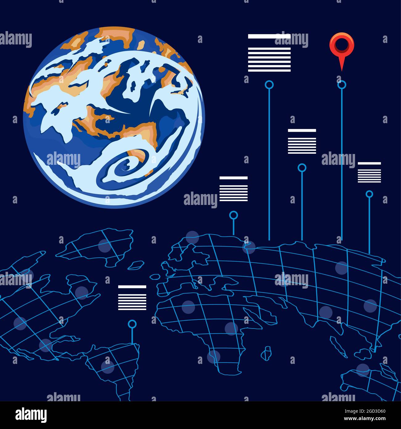 world map and weather infographic Stock Vector Image & Art - Alamy