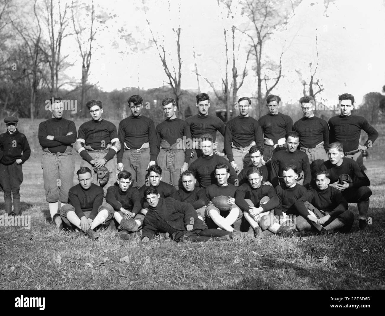 Mohawk football team ca. between 1918 and 1920 Stock Photo - Alamy