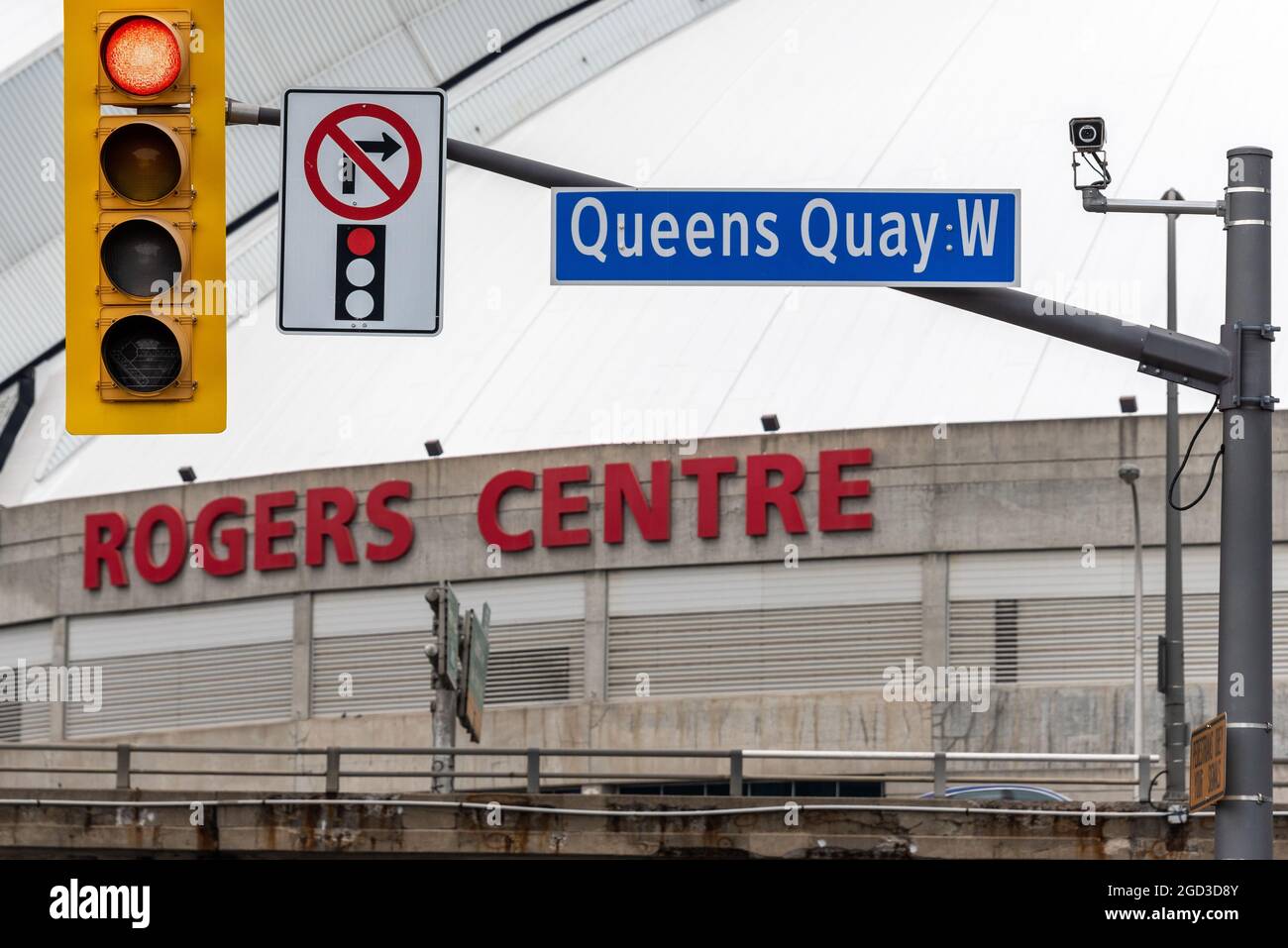 Rogers Centre baseball stadium, home of the MLB Bluejays and local team ...