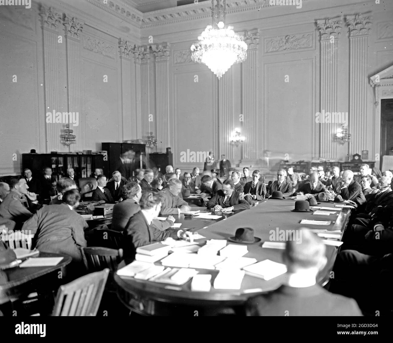 Pershing testifying before House & Senate Military Affairs Committee ca ...