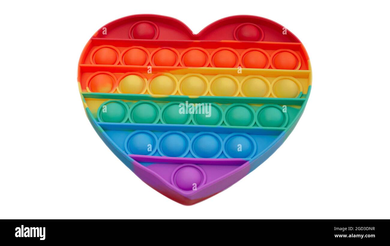 Pop toy color anti Cut Out Stock Images & Pictures - Alamy