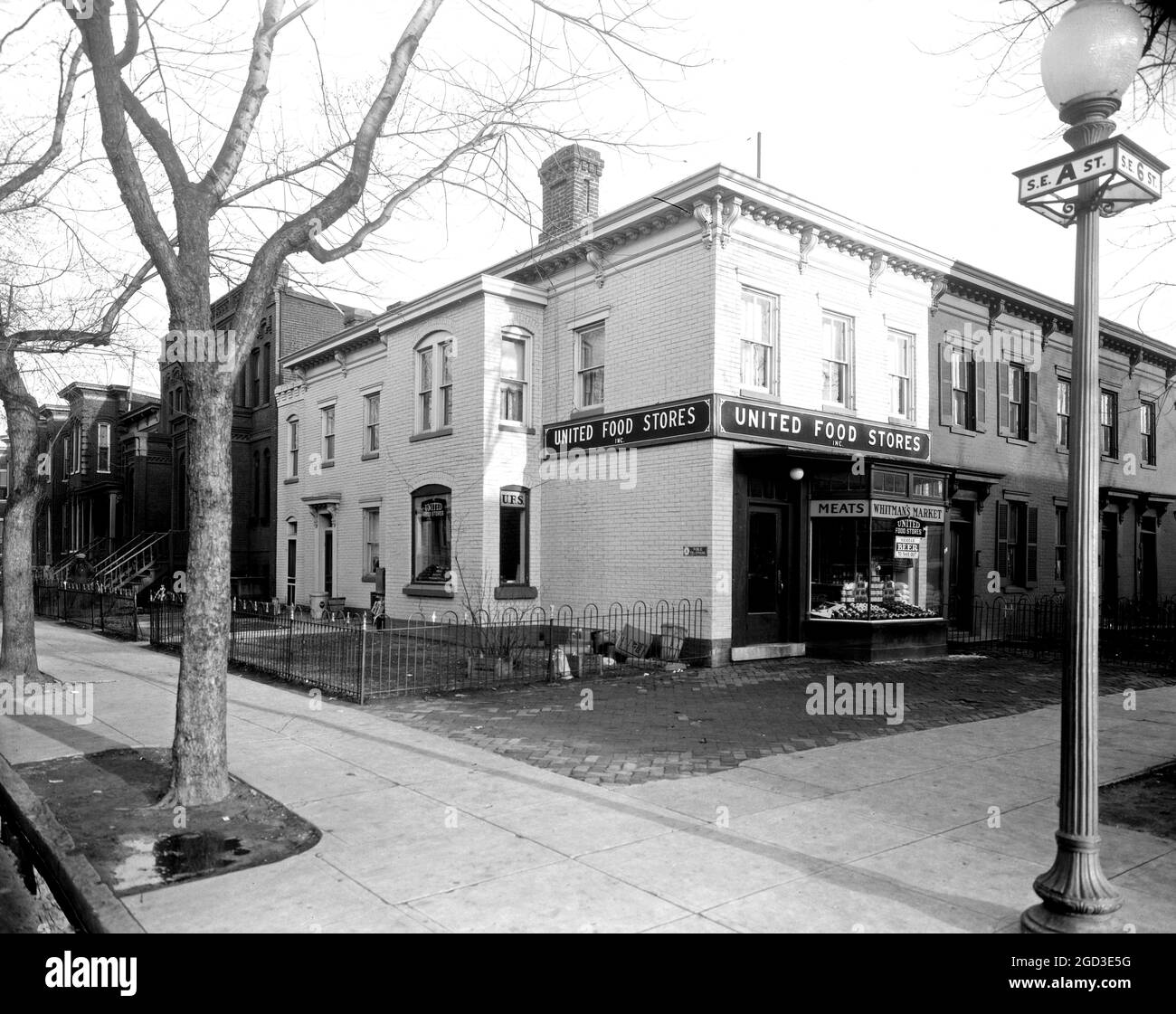 United Food Stores in Washington D.C. at the corner of S.E. A Street ...