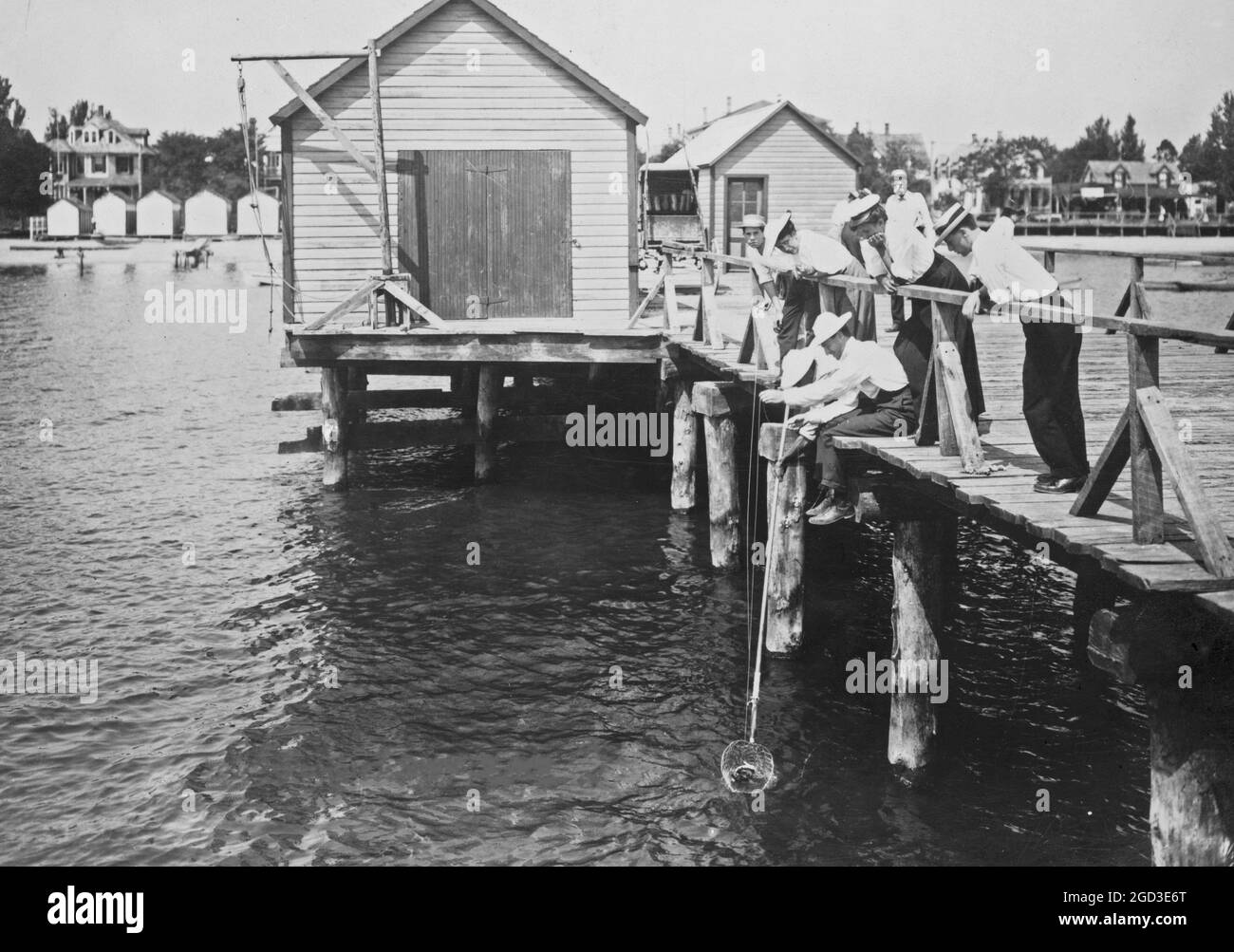 Colonial Beach, VA ca. 1909 Stock Photo - Alamy