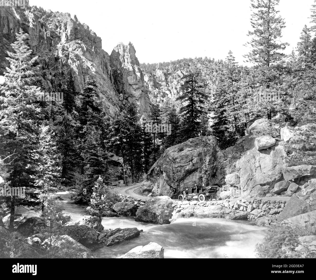 Archival devils curve in big thompson canyon hi-res stock photography ...