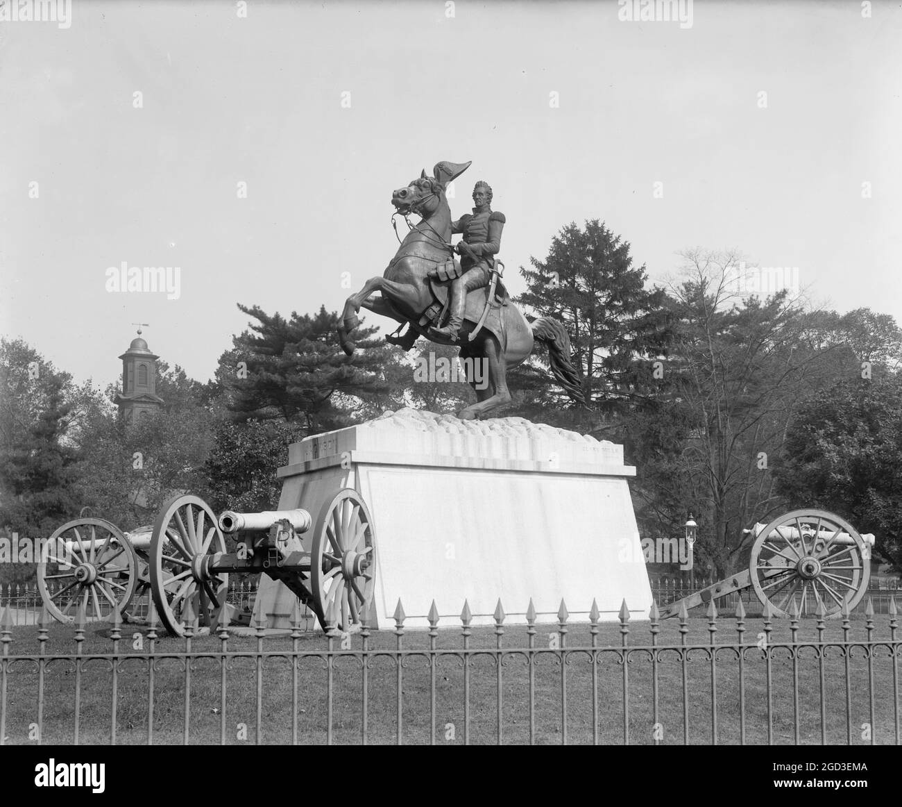 Jackson statue, [Washington, D.C.] ca. between 1910 and 1925 Stock ...