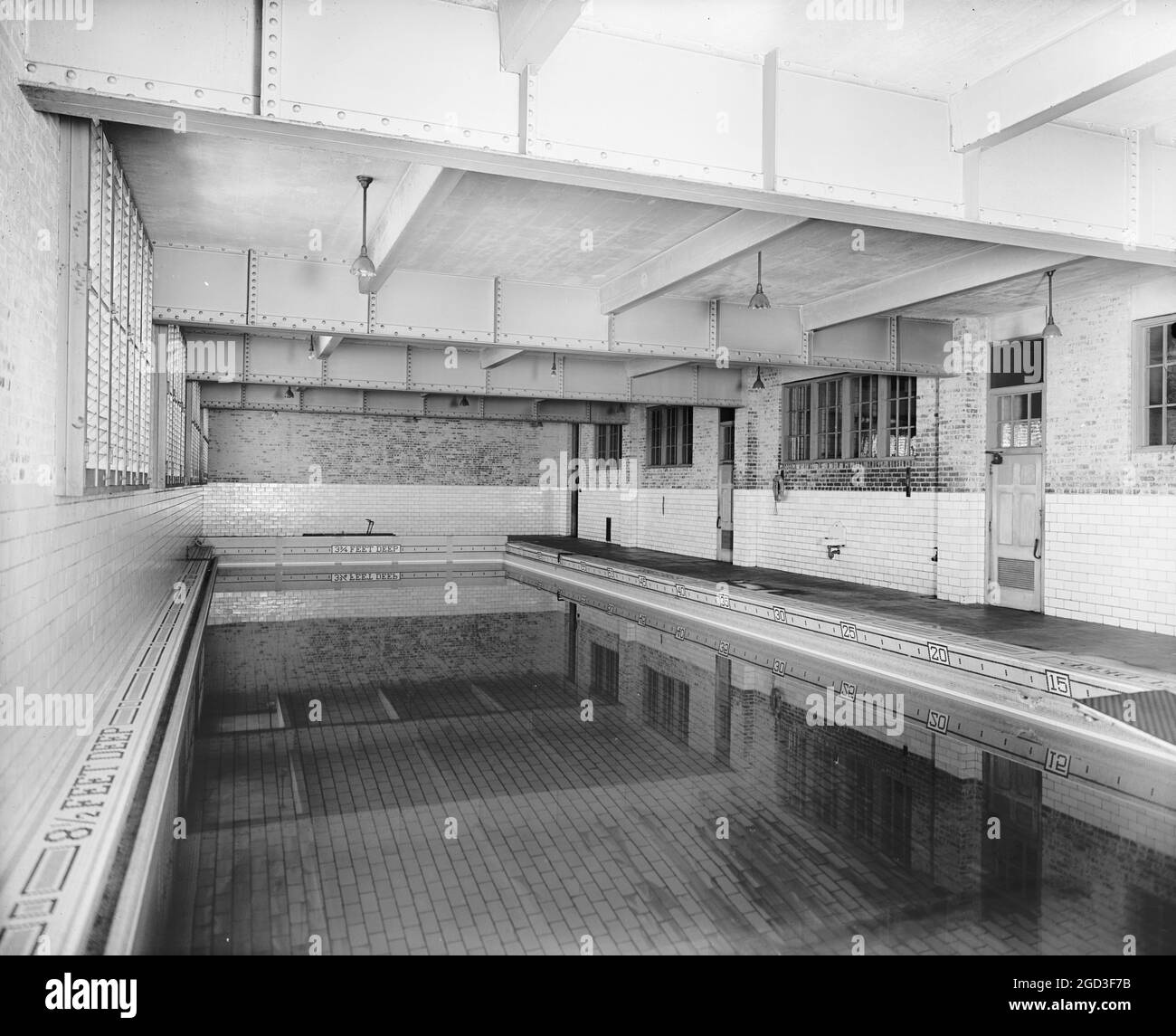 High school swimming Black and White Stock Photos & Images - Alamy