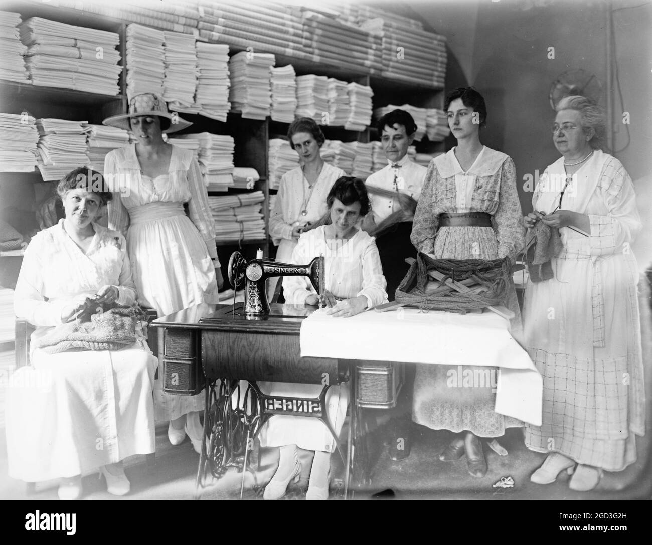 Textile work Black and White Stock Photos & Images - Alamy