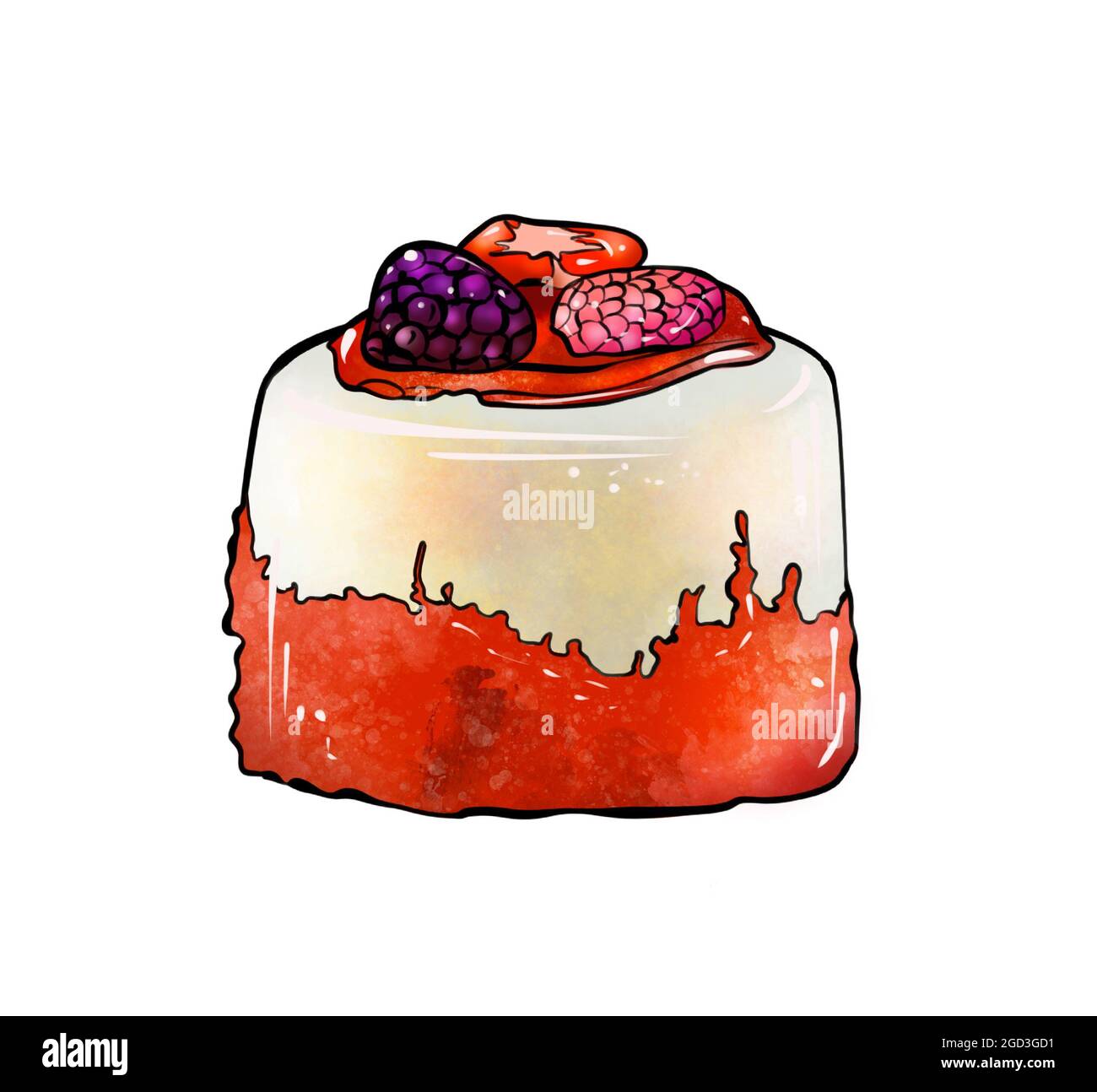 Violet mousse Cut Out Stock Images & Pictures - Alamy