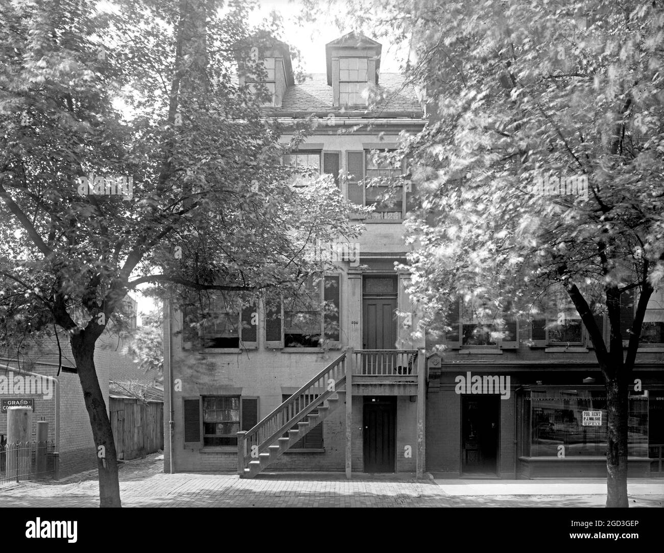 House at 604 H Street, N.W., Washington, D.C., where the plot to ...