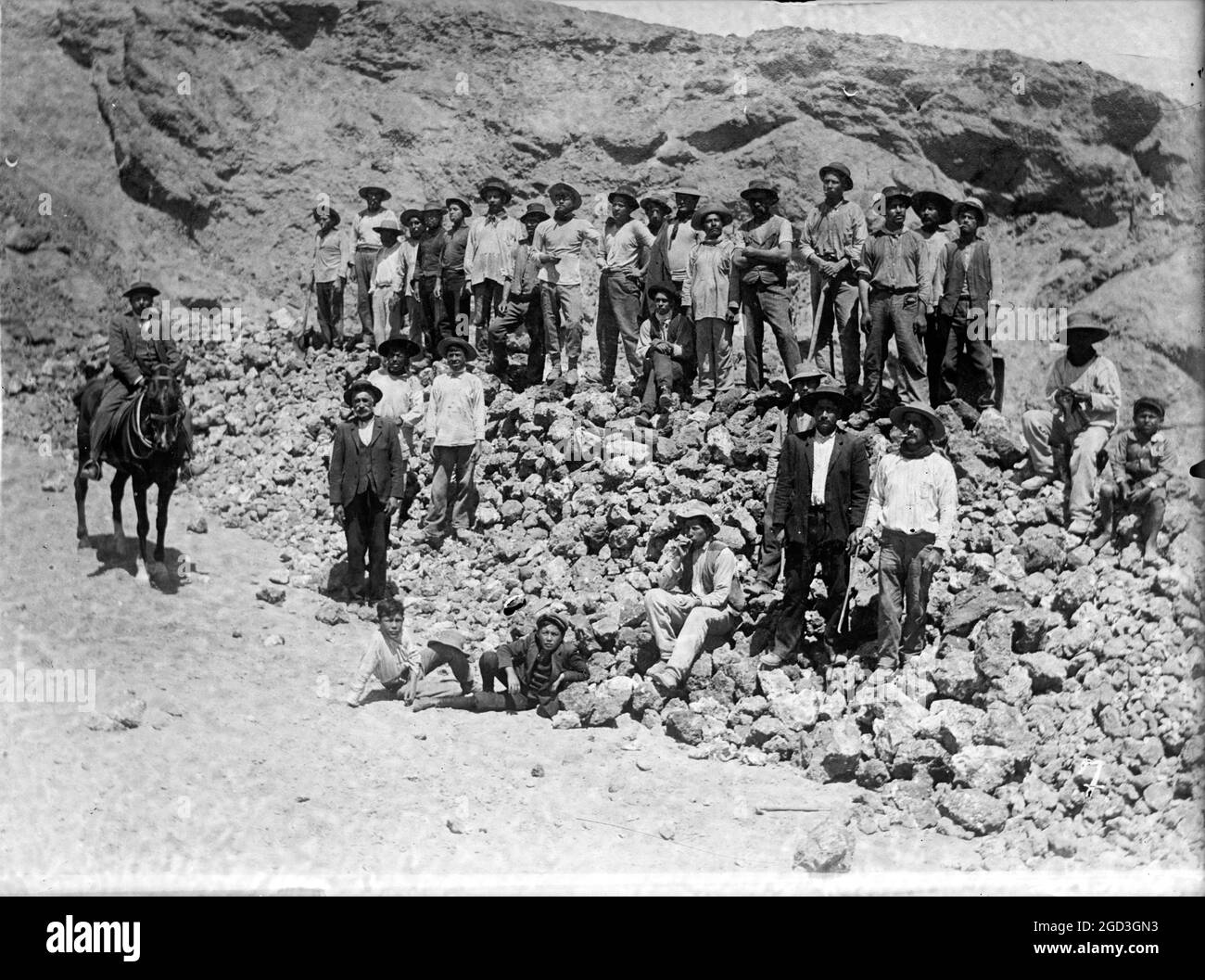 Chile miners Black and White Stock Photos & Images - Alamy