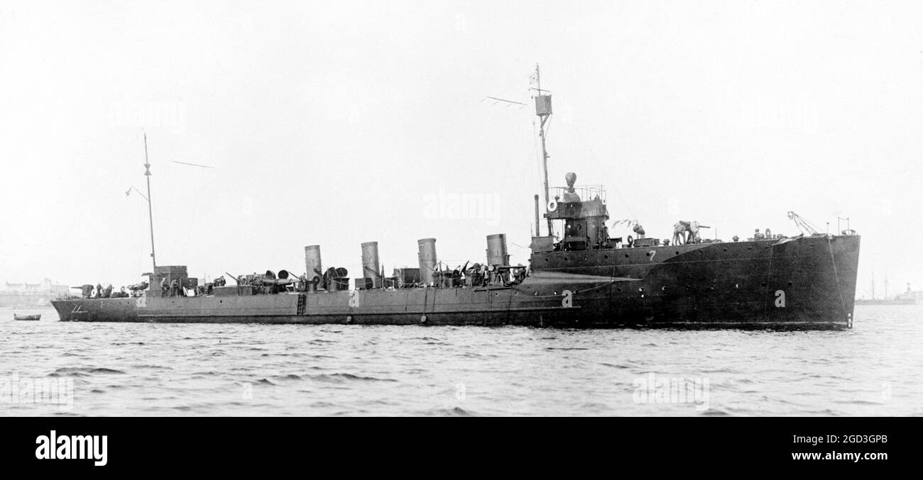 U.S.S. Preston (DD-19) ca. 1910 Stock Photo - Alamy