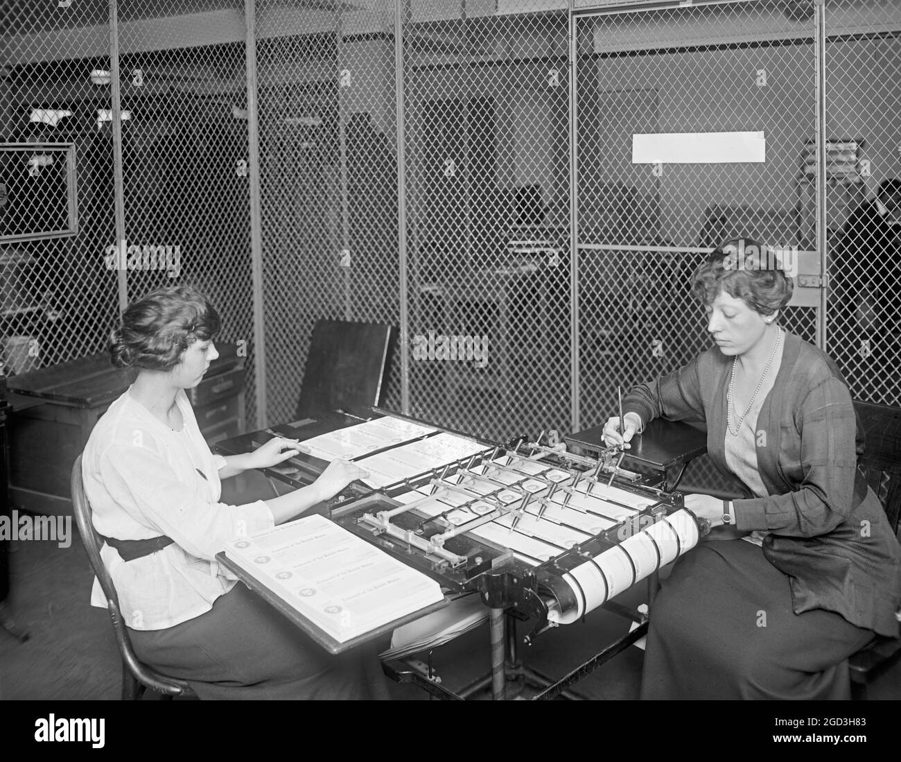 War Risk check writing ca. between 1909 and 1940 Stock Photo - Alamy