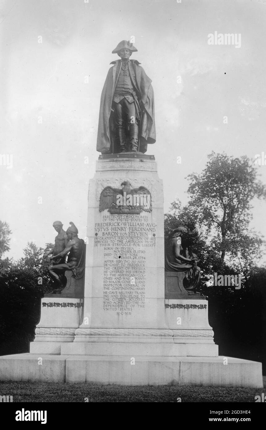 Friedrich wilhelm von steuben statue hi-res stock photography and ...