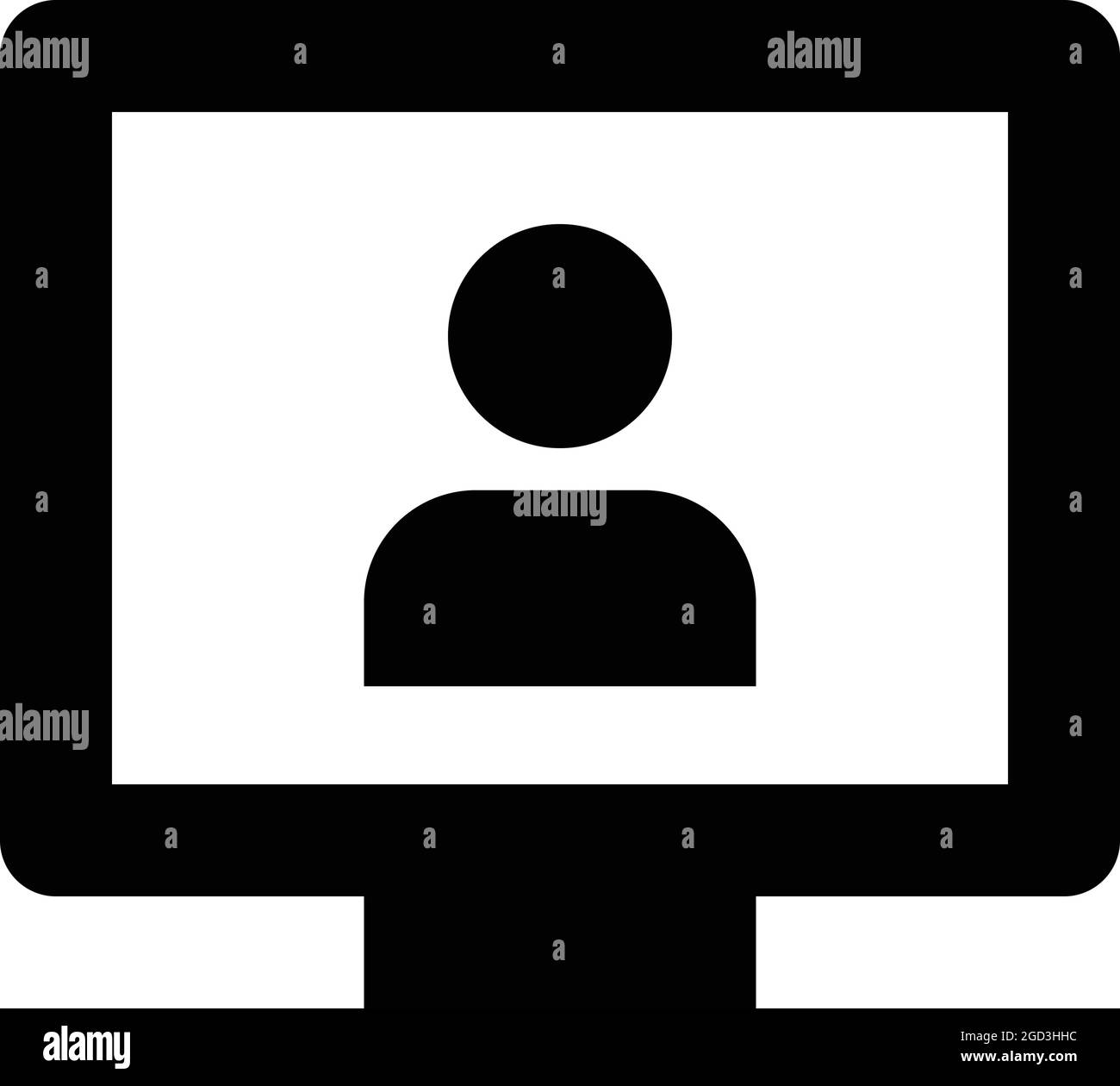 Webinar icon on the white background Stock Vector Image & Art - Alamy