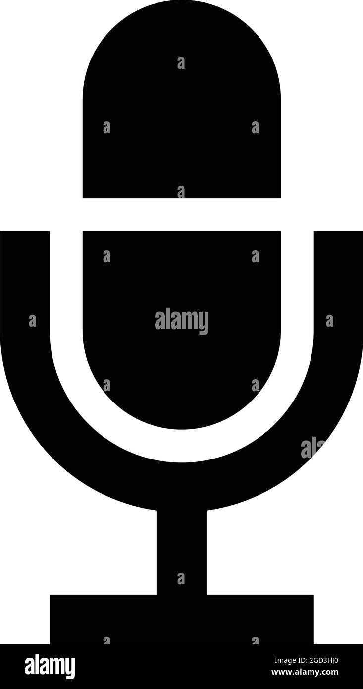 Voice icon on the white background Stock Vector Image & Art - Alamy