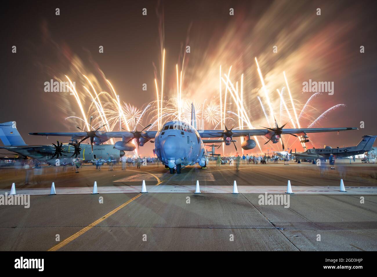 Oshkosh, WI - 27 July 2021: An AC-130J ghostrider gunship from AFSOC at ...